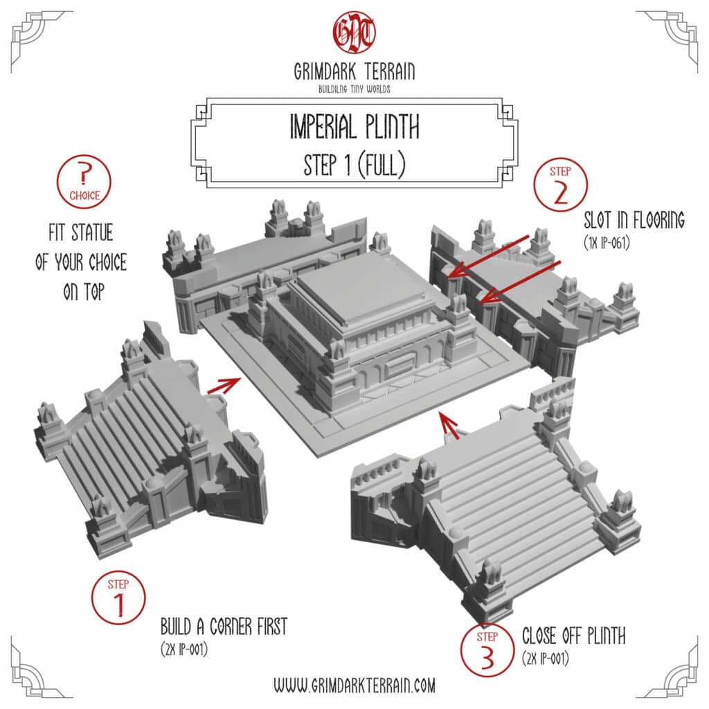 STC-011: Imperial Plinth • GrimDark Terrain