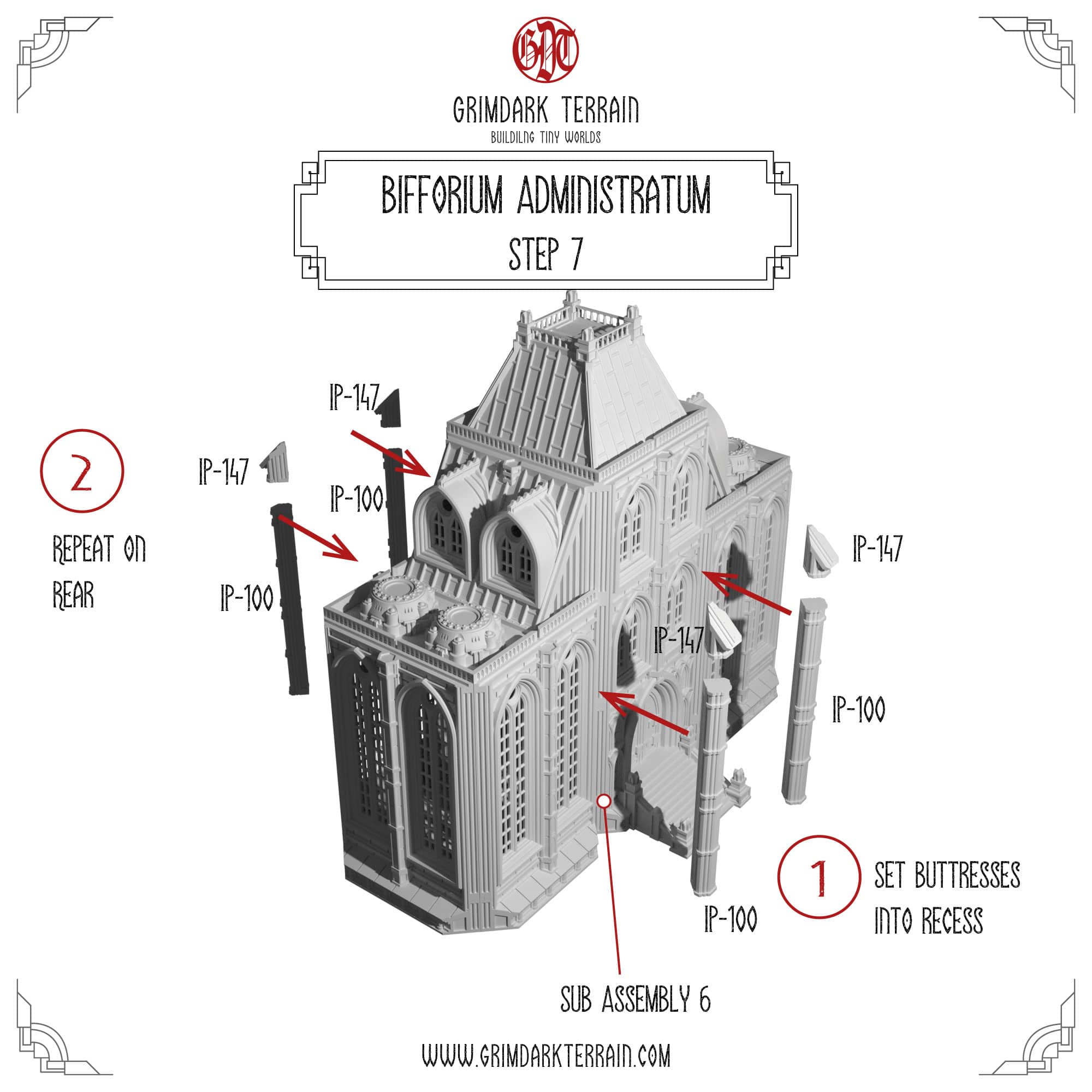 STC-016: Bifforium Administratum • GrimDark Terrain