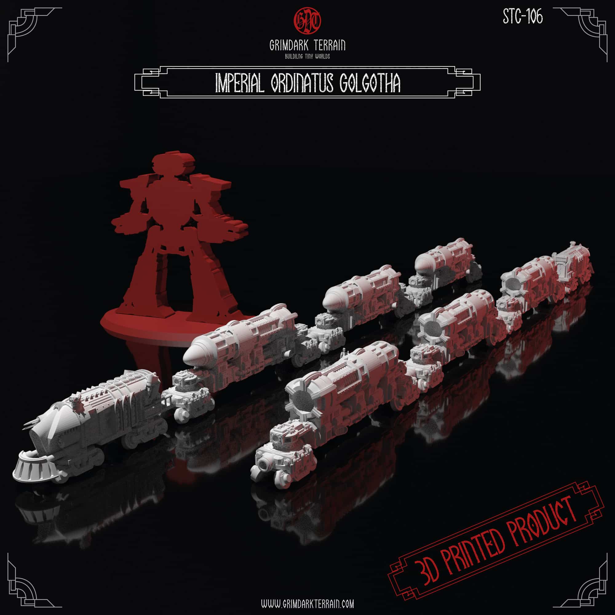 STC-106 Heresy Train - Makro-Missle Transport • GrimDark Terrain