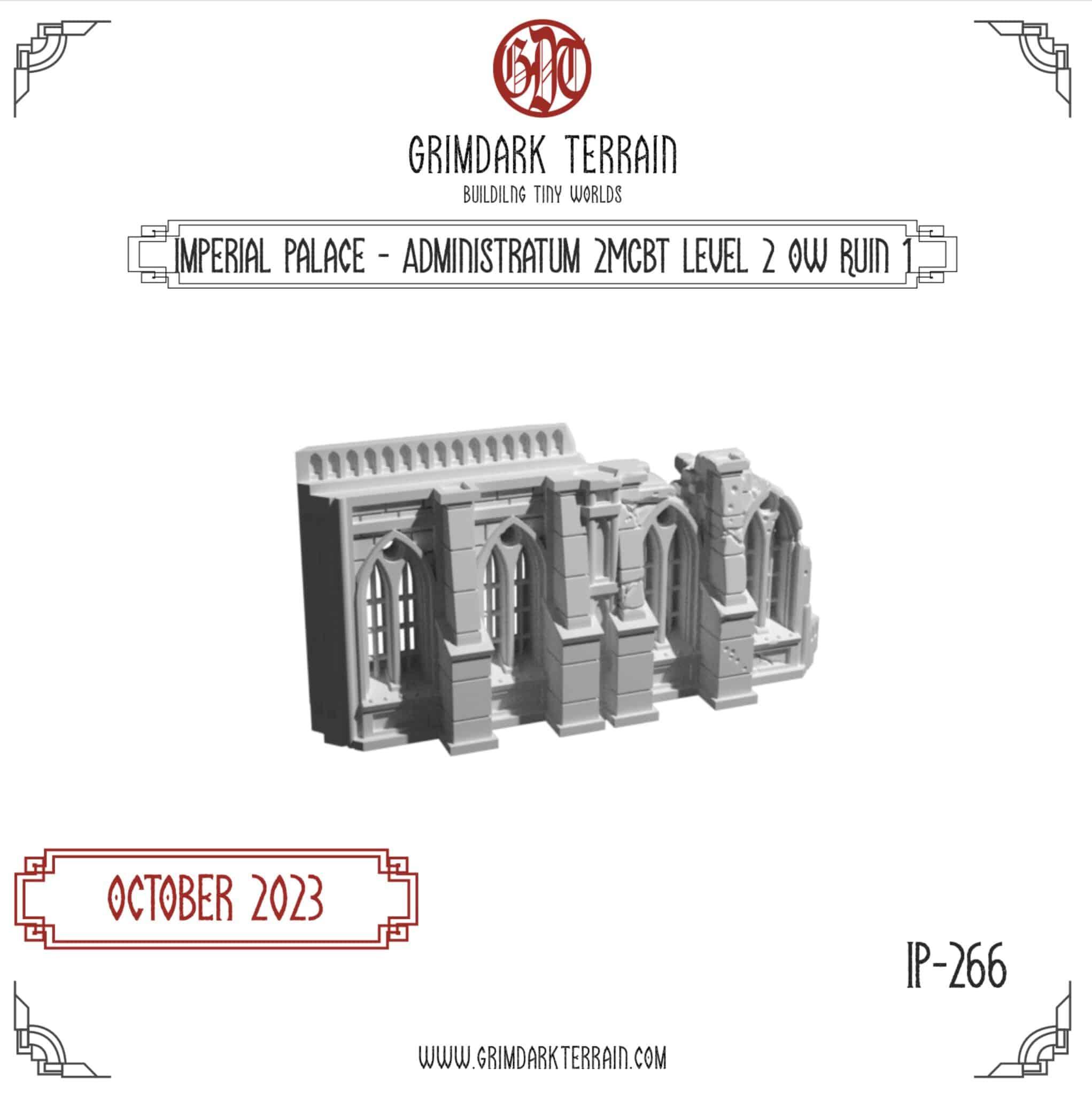 October 2023 - STL Package • GrimDark Terrain
