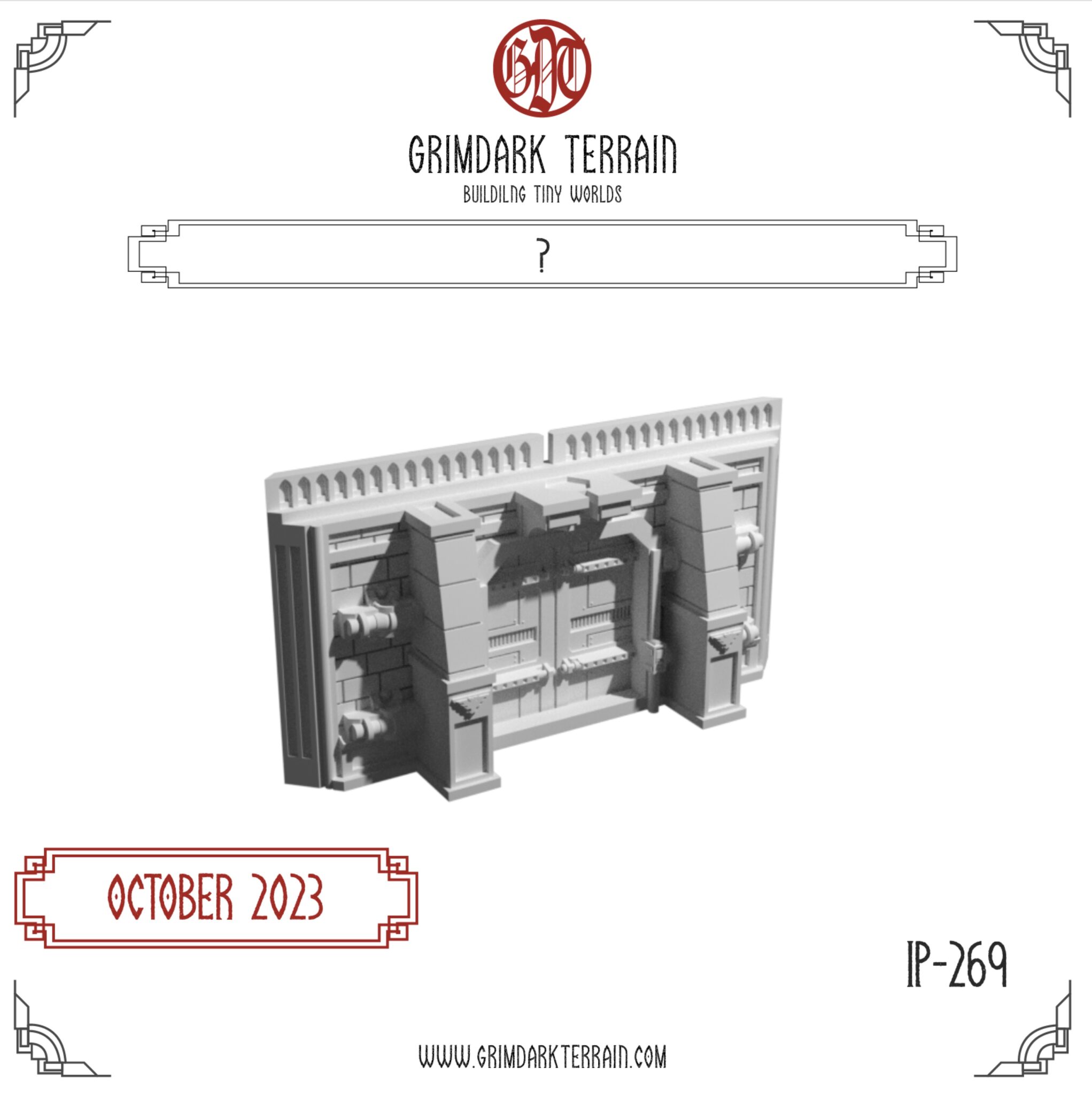 October 2023 - STL Package • GrimDark Terrain