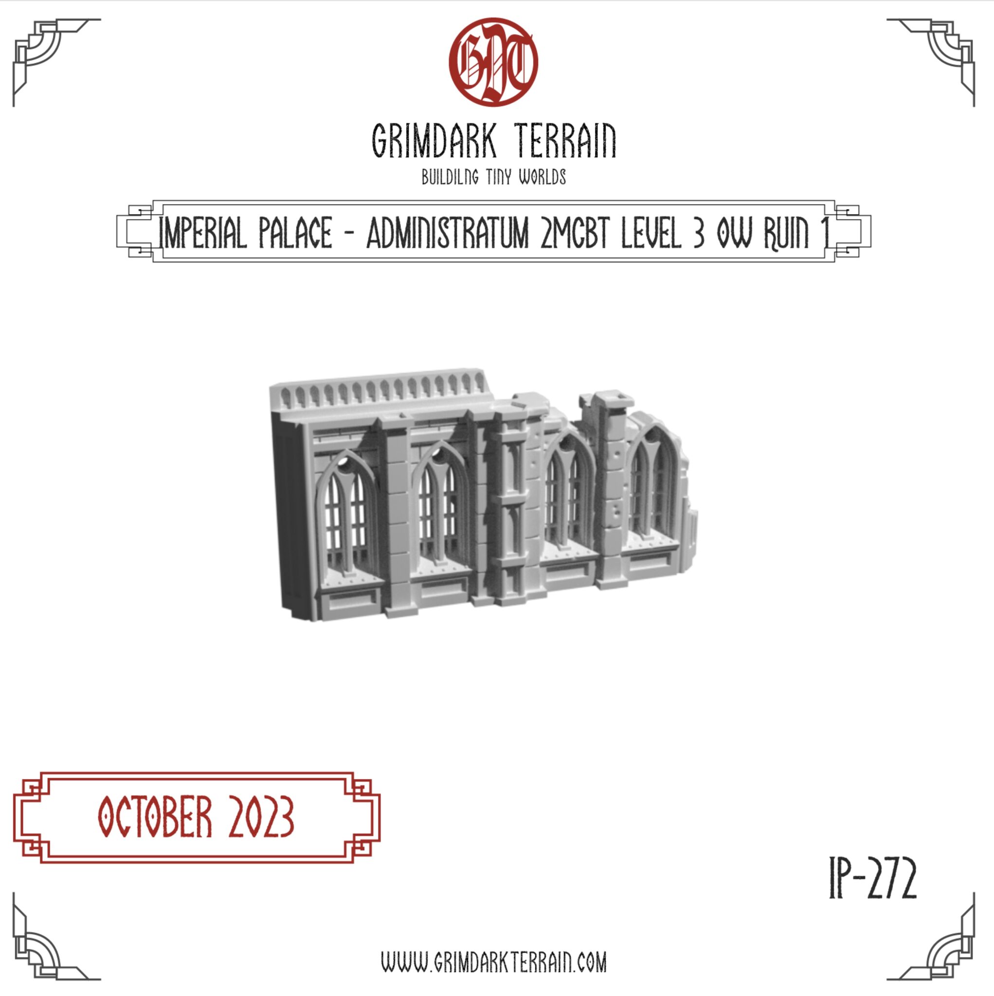 October 2023 - STL Package • GrimDark Terrain