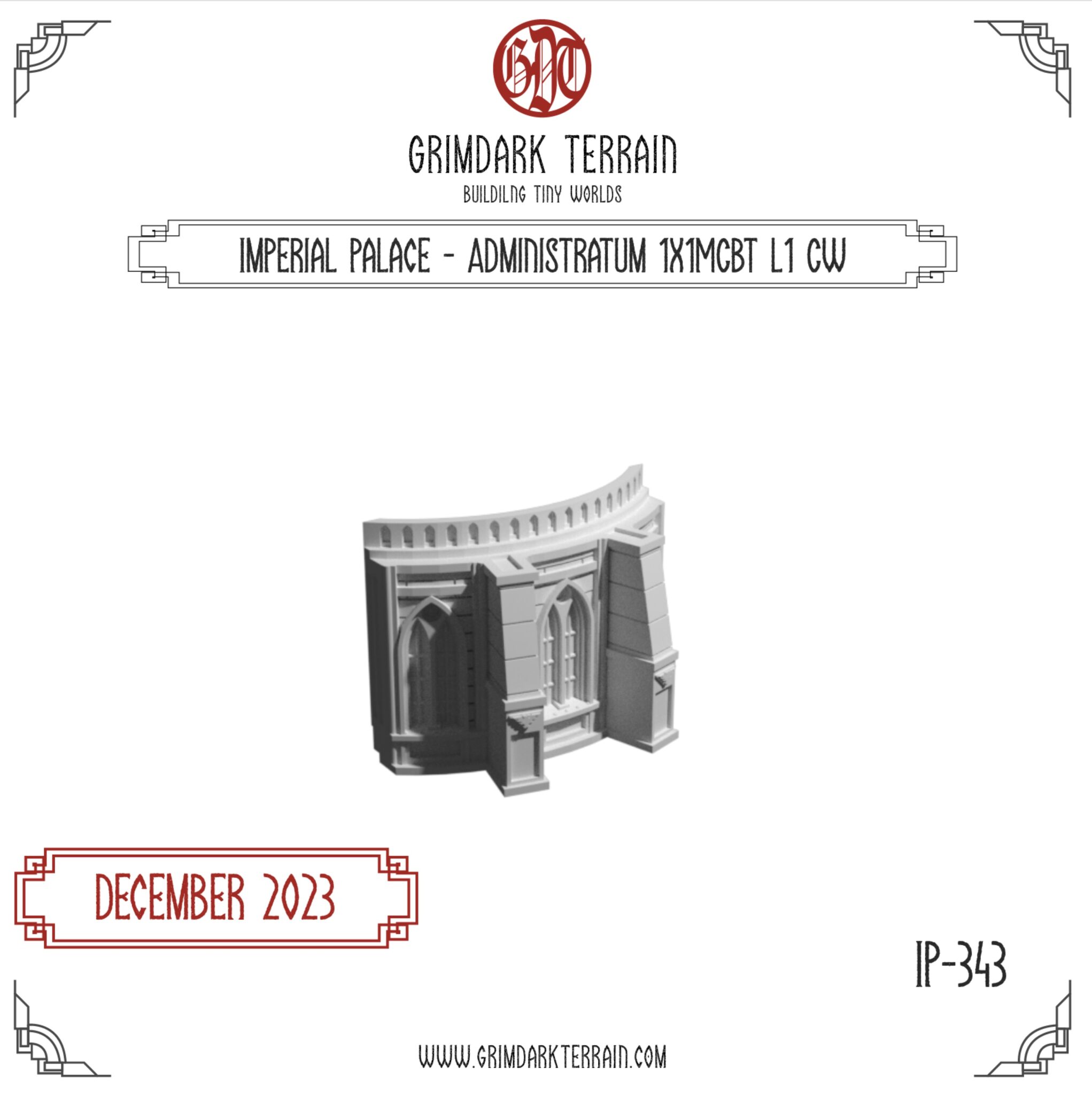 December 2023 - STL Package • GrimDark Terrain