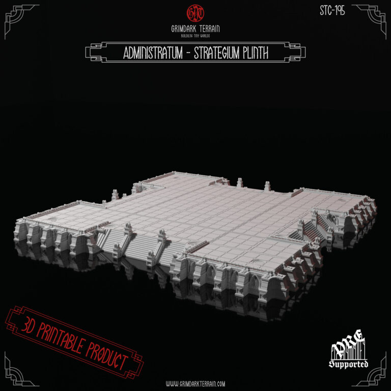 STC-195: Administratum Strategium Plinth • GrimDark Terrain
