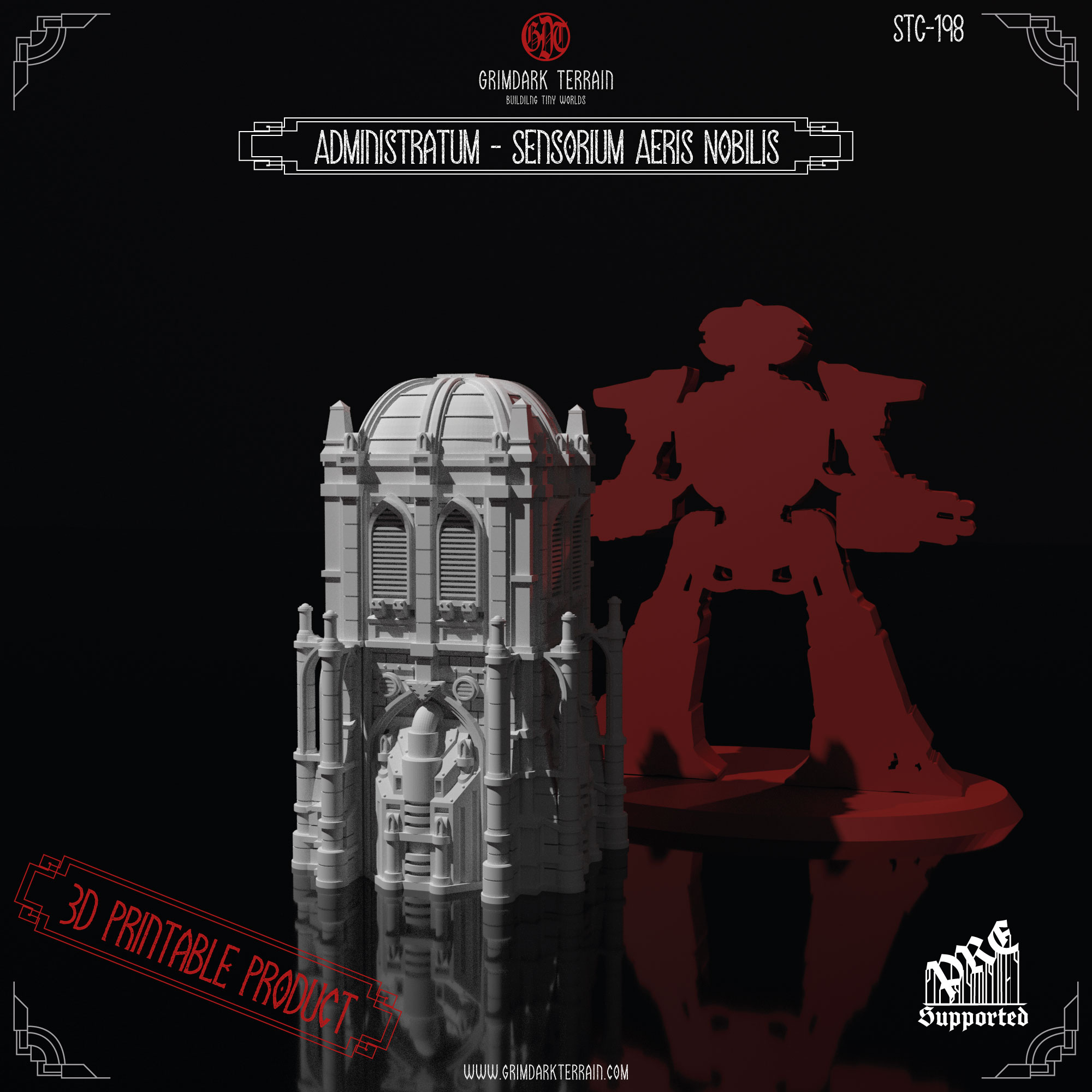 STC-198: Administratum - Sensorium Aeris Nobilis • GrimDark Terrain