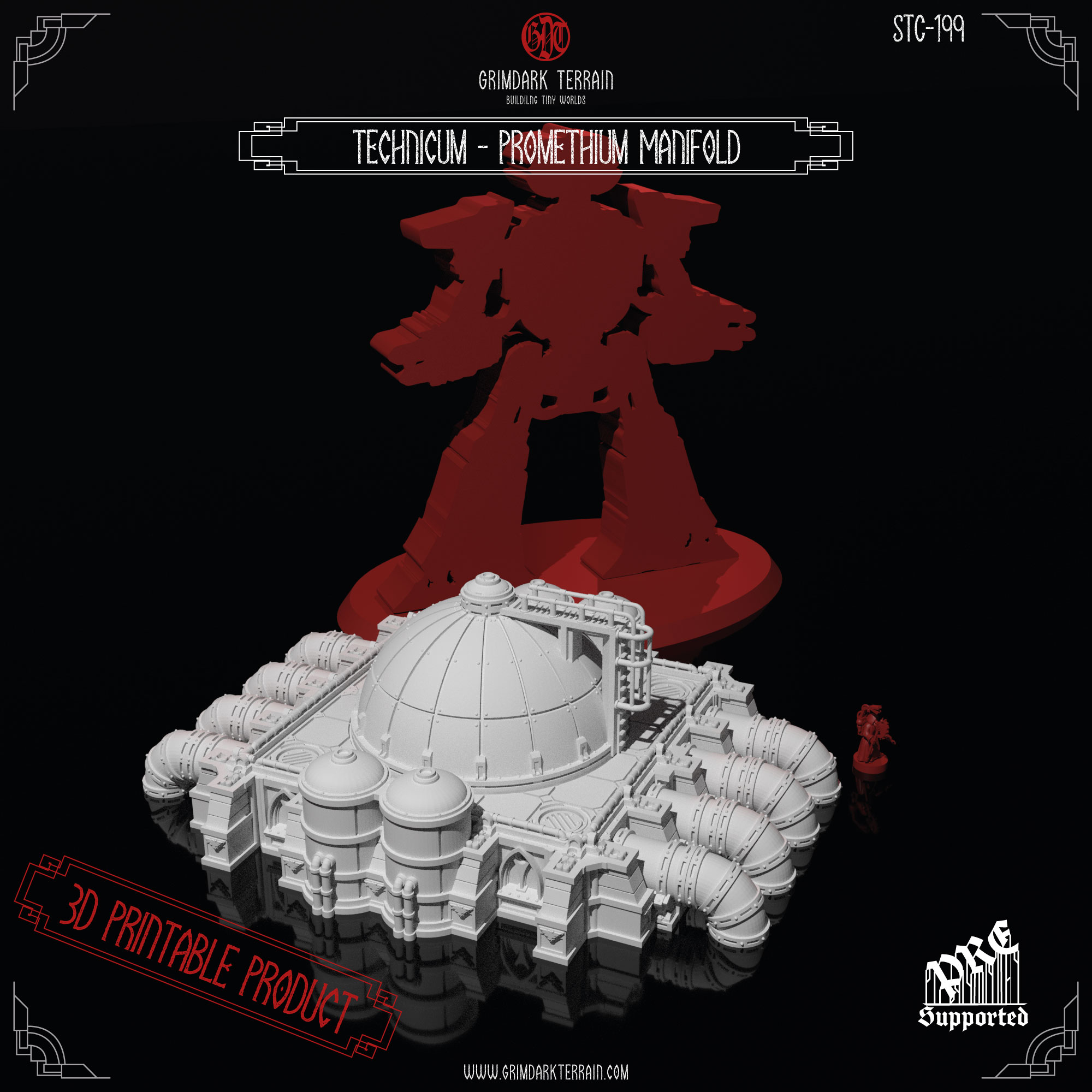 STC-199: Technicum - Promethium Manifold • GrimDark Terrain