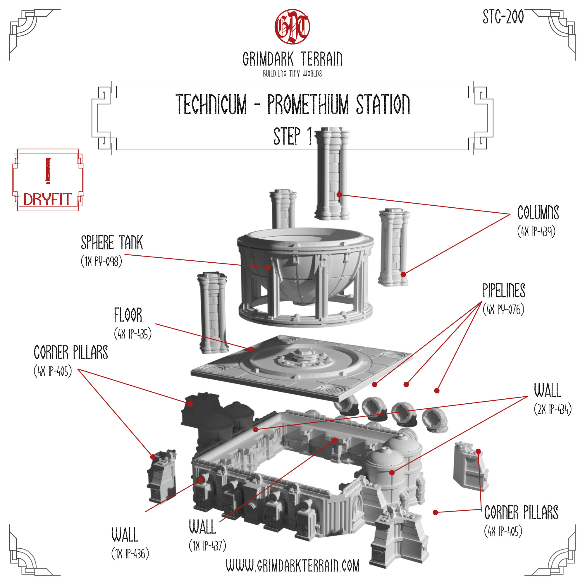 STC-200: Technicum - Promethium Station • GrimDark Terrain