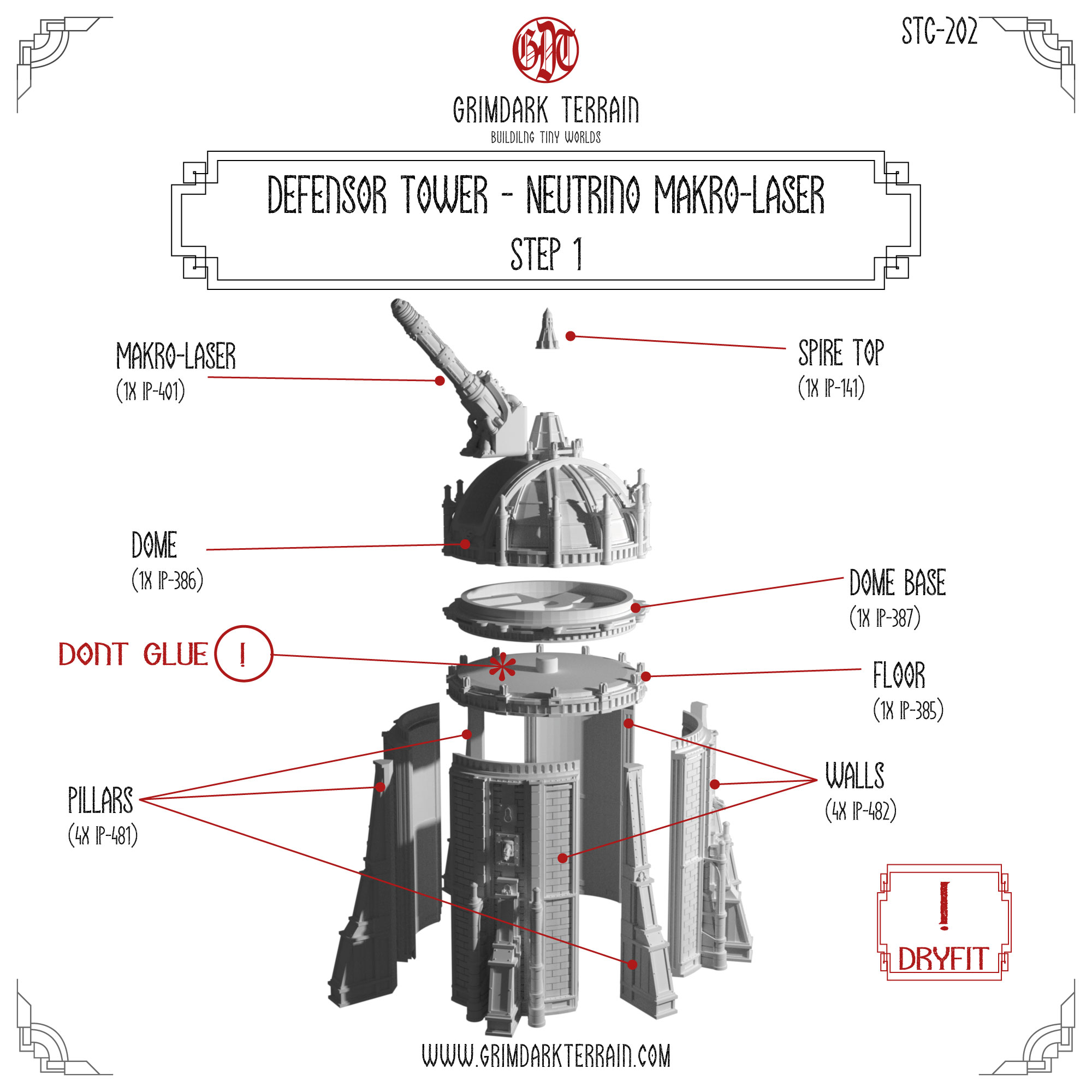 STC-202: Defensor Tower - Neutrino Makro-Laser • GrimDark Terrain
