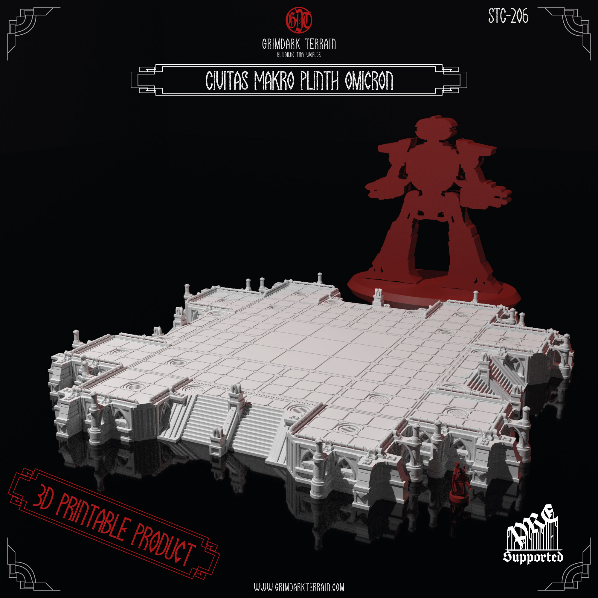 STC-206: Civitas Makro Plinth Omicron • GrimDark Terrain