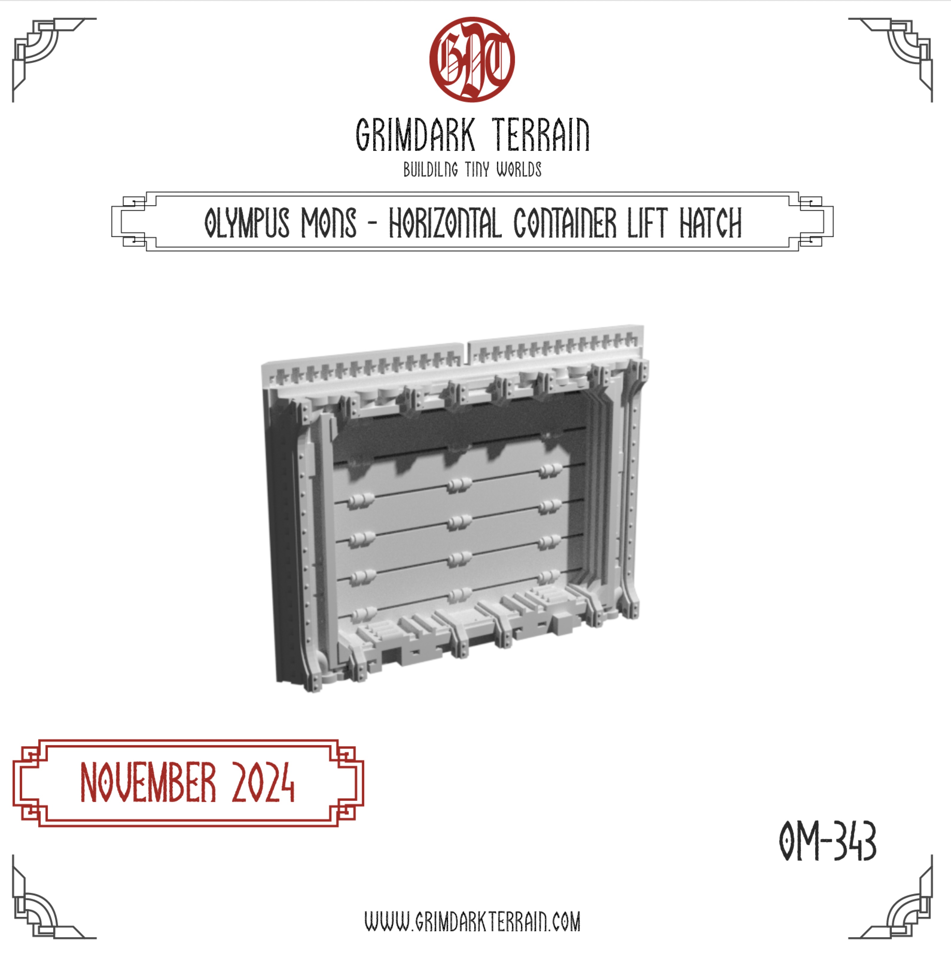 November 2024 - STL Package • GrimDark Terrain