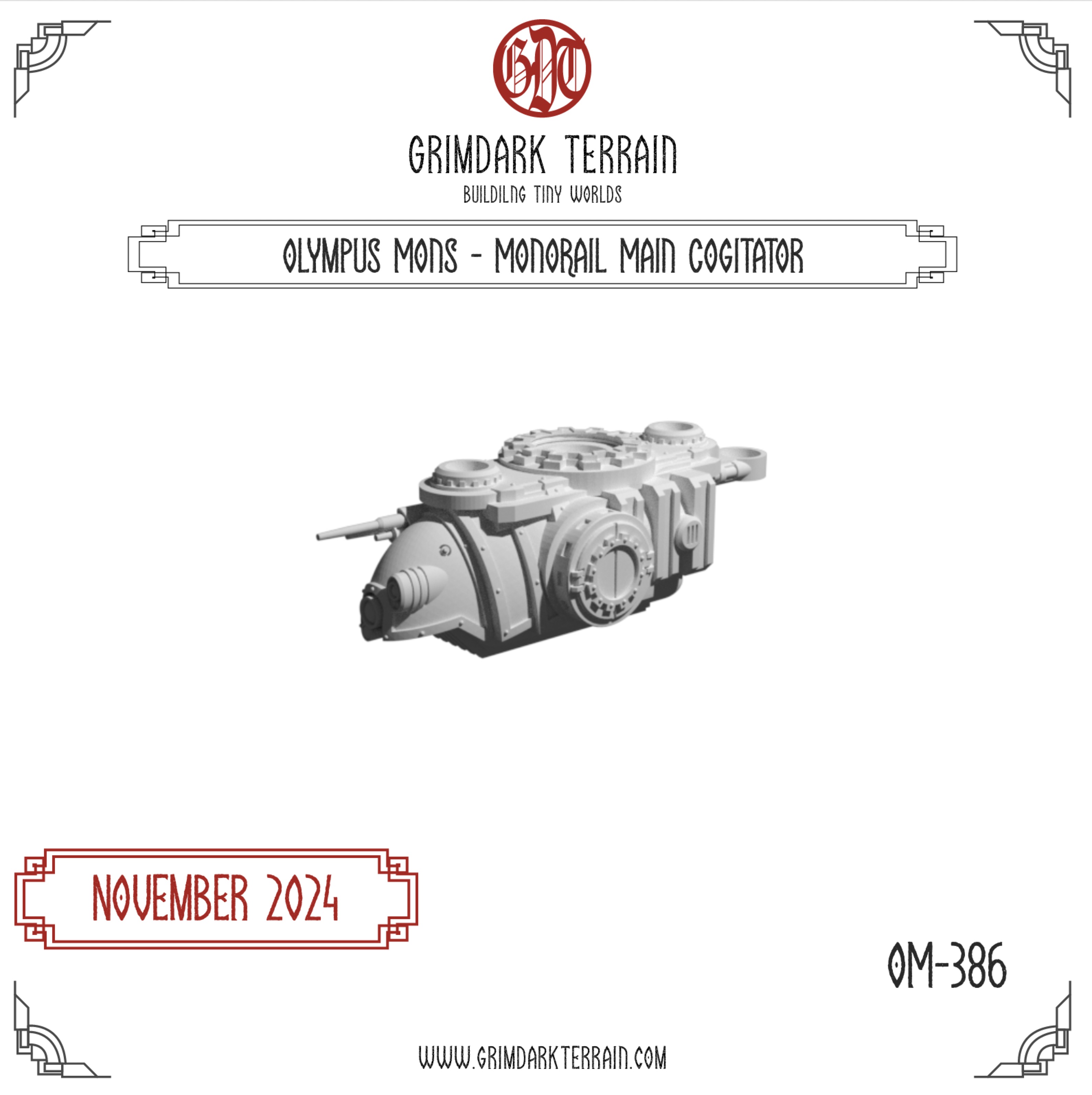 November 2024 - STL Package • GrimDark Terrain